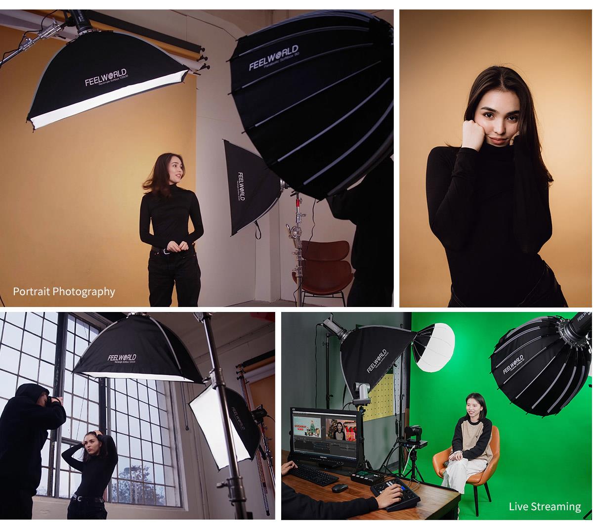 Illuminate Your Creativity: Feelworld Studio Lights and Softboxes Now ...